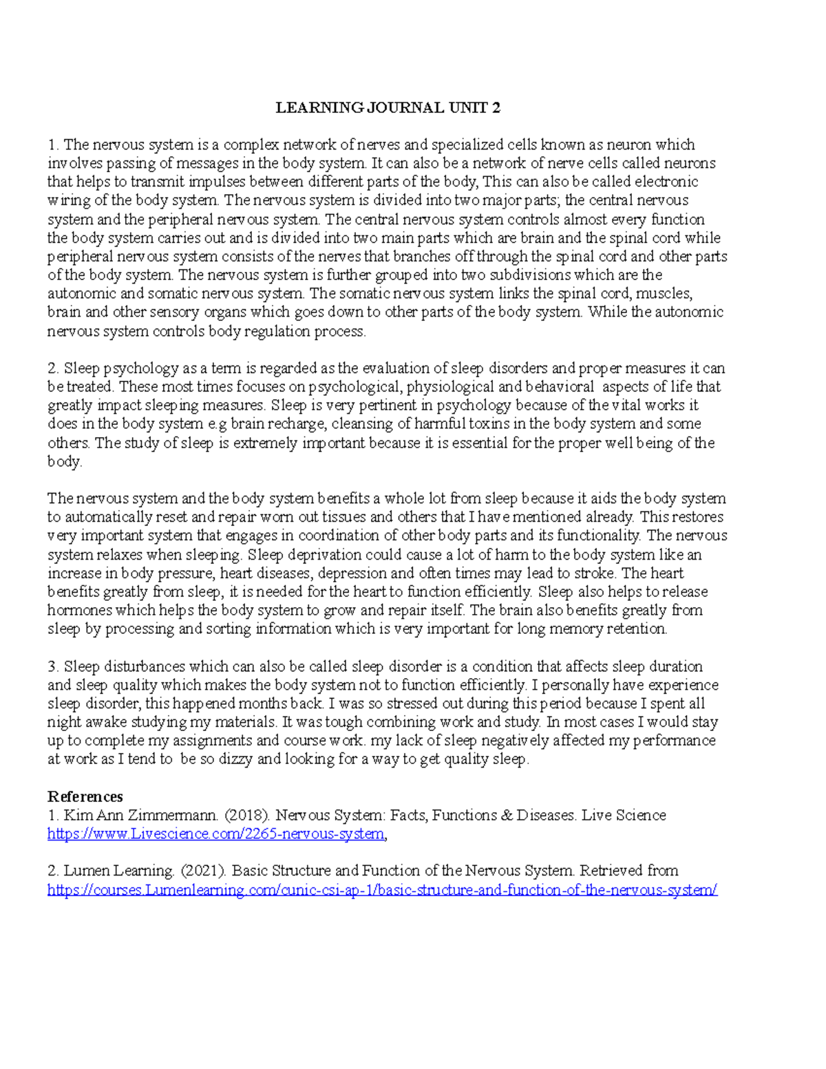 Learning journal for unit 3. Look up for more - LEARNING JOURNAL UNIT 2 ...