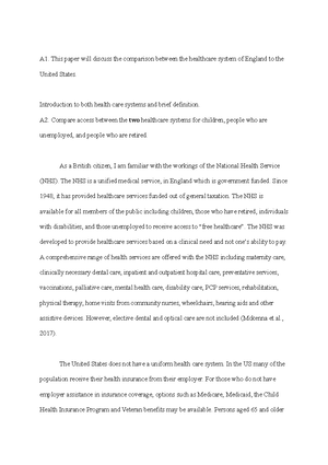 Task 1 C489 wgu heath assessment - 1 Task 1 Josefene Caudill Western ...