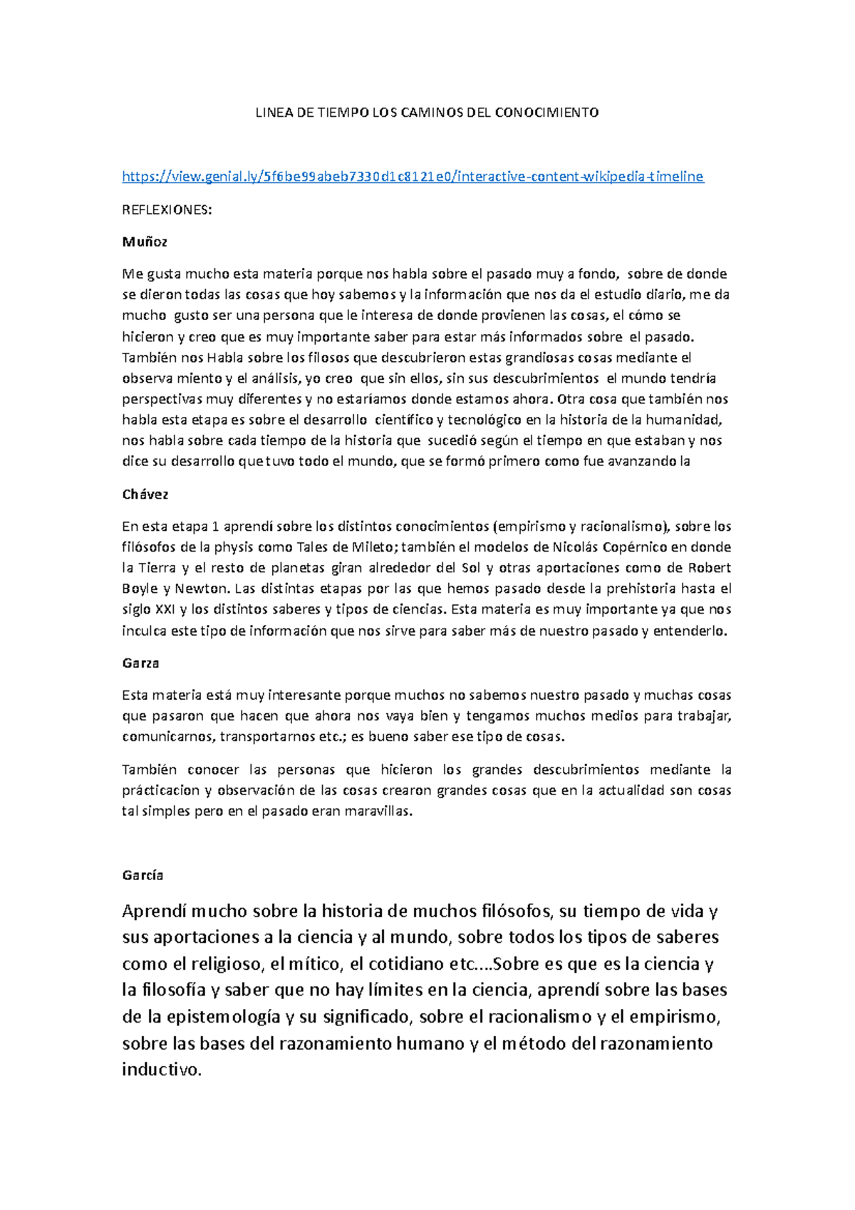 Equipo 4 EV1 LCC - Linea de tiempo - LINEA DE TIEMPO LOS CAMINOS DEL ...