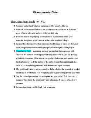 The Market Forces of Supply and Demand (Power Point Lecture Notes ...