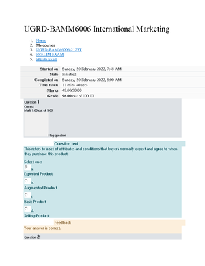 UGRD-AI6100-AI-Prompt-Engineering Prepim EXAM - Question 1 Correct Mark 1 out of 1. Flag ...
