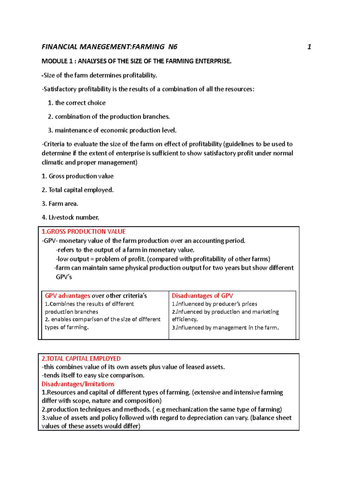 Financial N6 Module 1 - NOTES FOR FINANCE - FINANCIAL MANEGEMENT ...