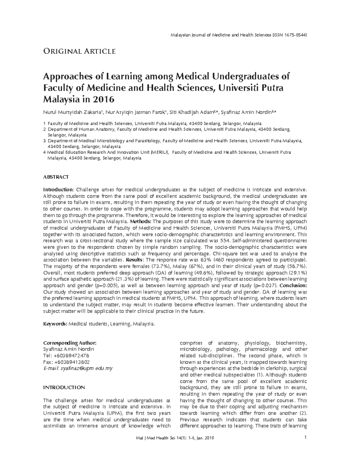 2018 031608365601 Mjmhs Vol14 No1 Jan2018 0042 - 2nd proof - Original ...