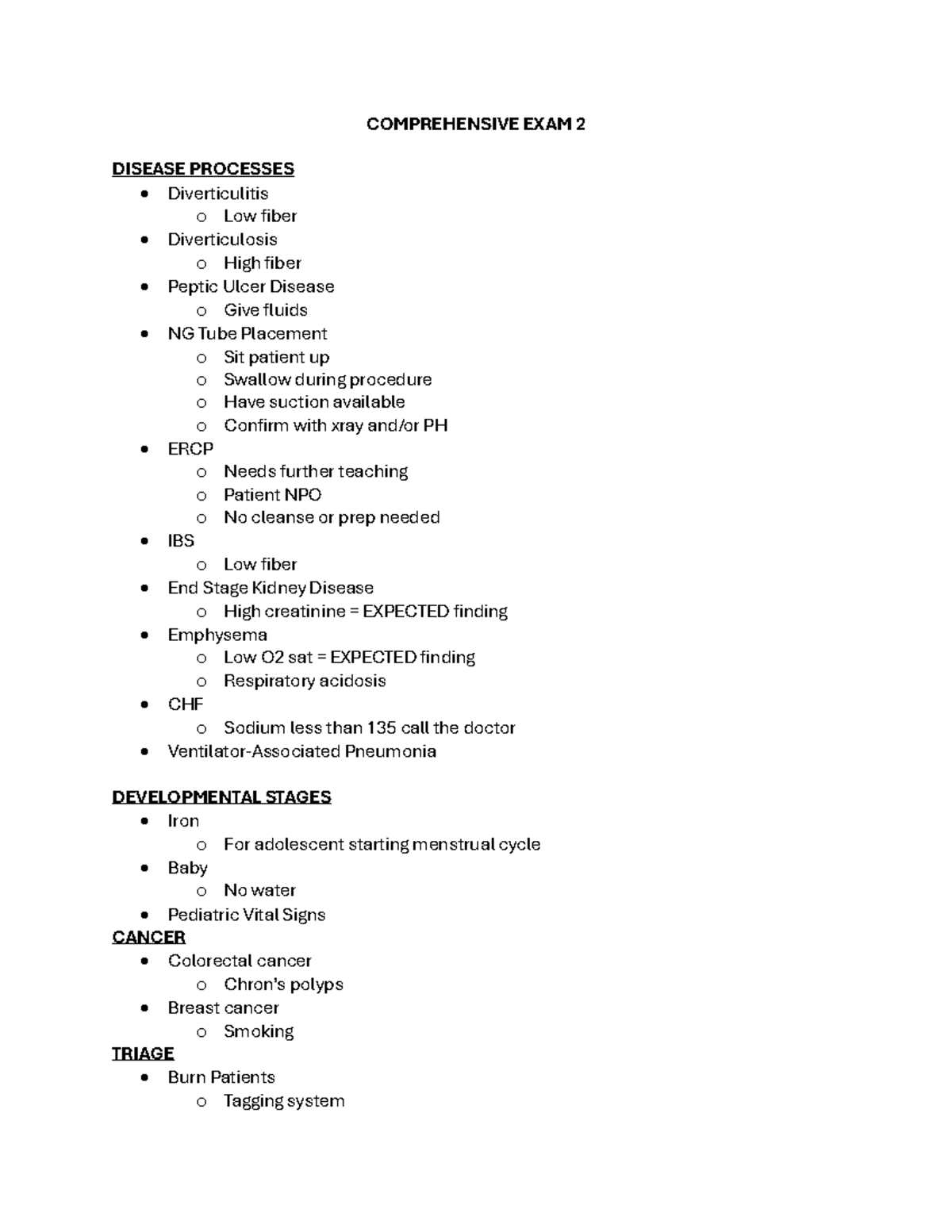 Comprehensive EXAM - Summary Transition To Professional Nursing ...