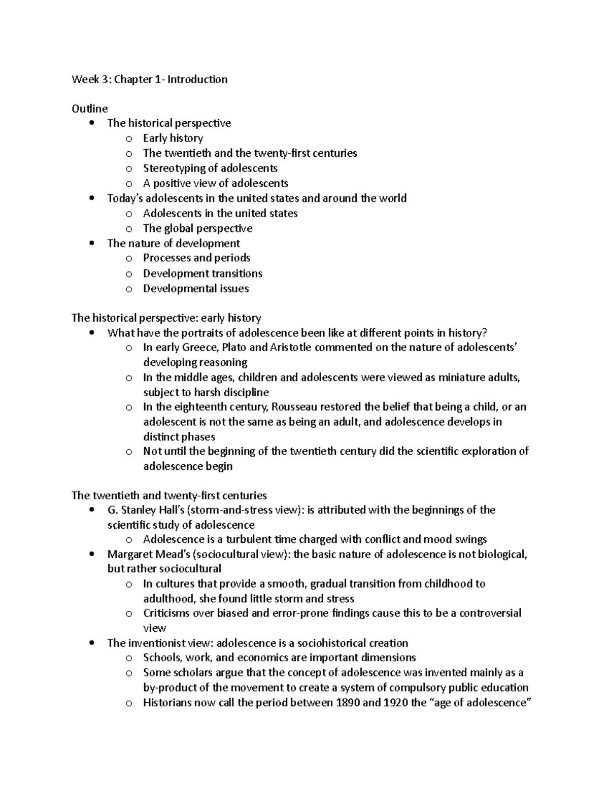 Week 3- Chapter 1 introduction - Week 3: Chapter 1- Introduction ...
