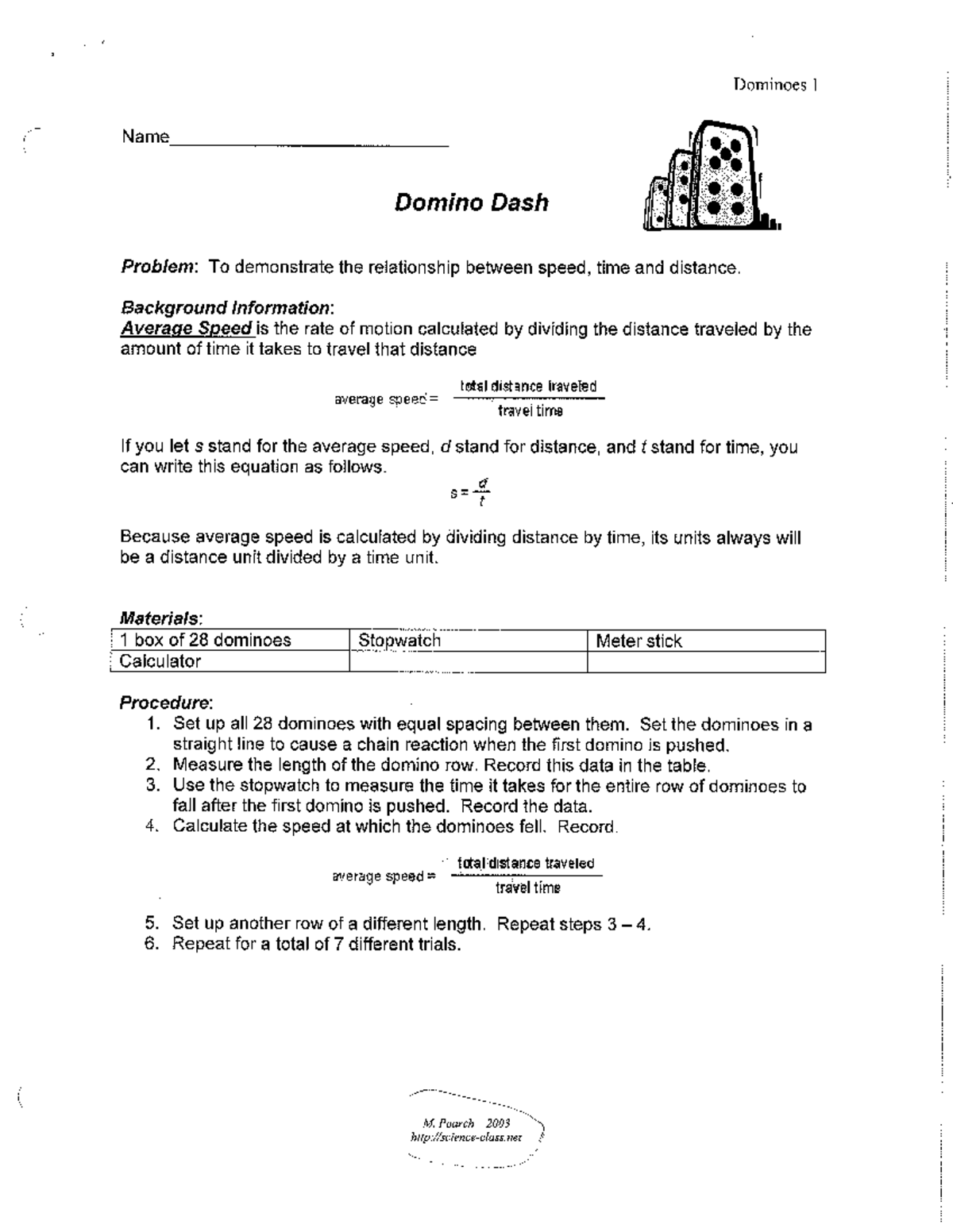 Domino dash lab - Hands on activity - Studocu
