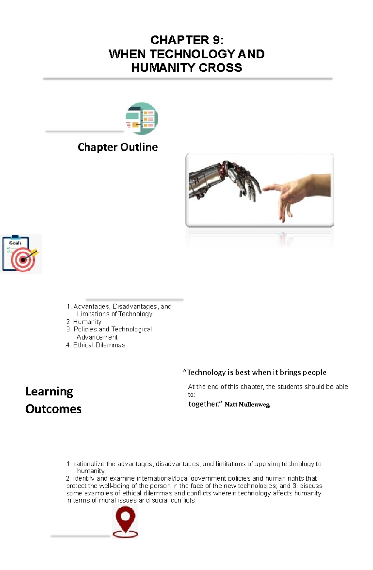 STS Chapter 9 When Technology and Humanity Cross - CHAPTER 9: WHEN ...