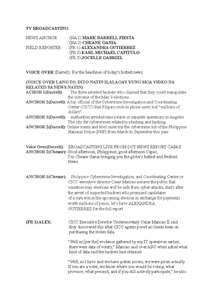 Halimbawa ng Balita - An example of news article - Dalawa ang patay at ...