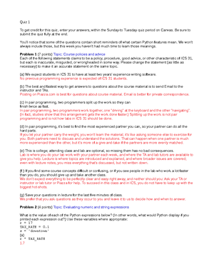 ICS Cheat Sheet 1 - Methods: len() help() int() float() str() set ...