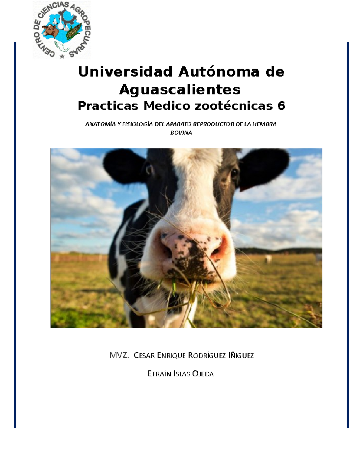 Anatomía y Fisiología del Aparato Reproductor de la Hembra ...