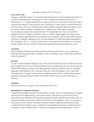 Case Brief 1 - U. Term Limits, Inc. v. Thornton 514 U. 779 (1995) Facts ...