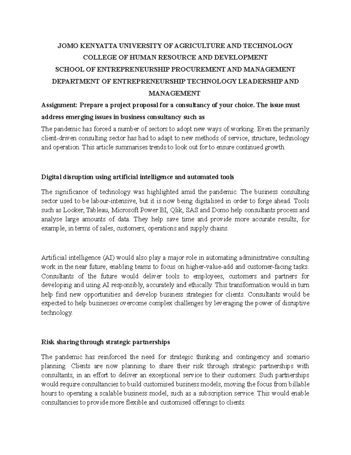 Principles of Consultancy and counseling Part one plus Assignment One ...