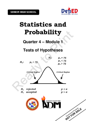 Stat Prob 11 Q3 Mod3 Sampling-and-Sampling-Distribution v5 - e Statistics and Probability ...