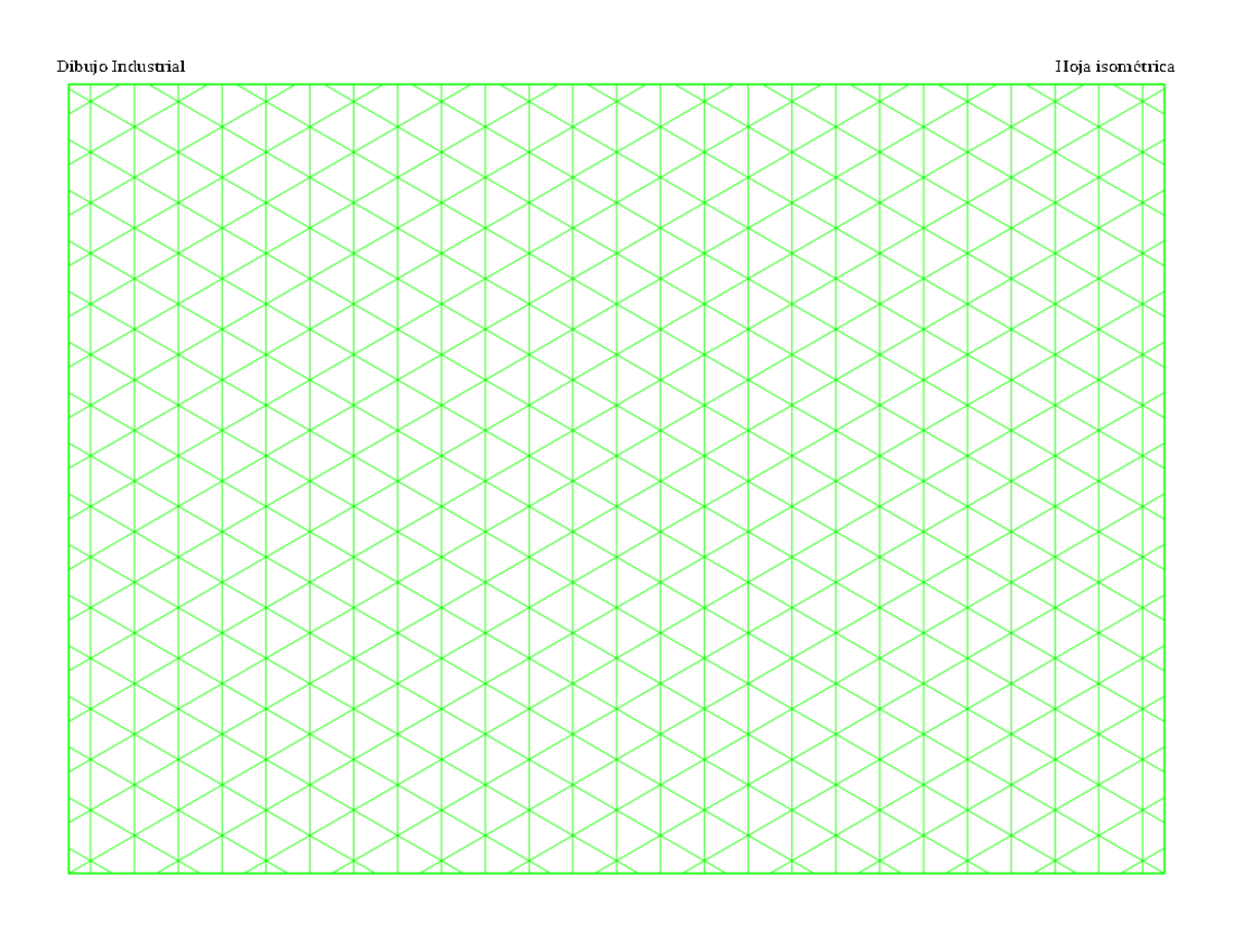Hoja isométrica - Ingenieria industrial - Studocu
