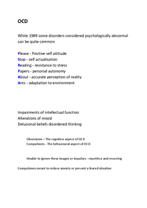 Evaluation sheet for Beck's negative triad and Ellis's ABC model ...