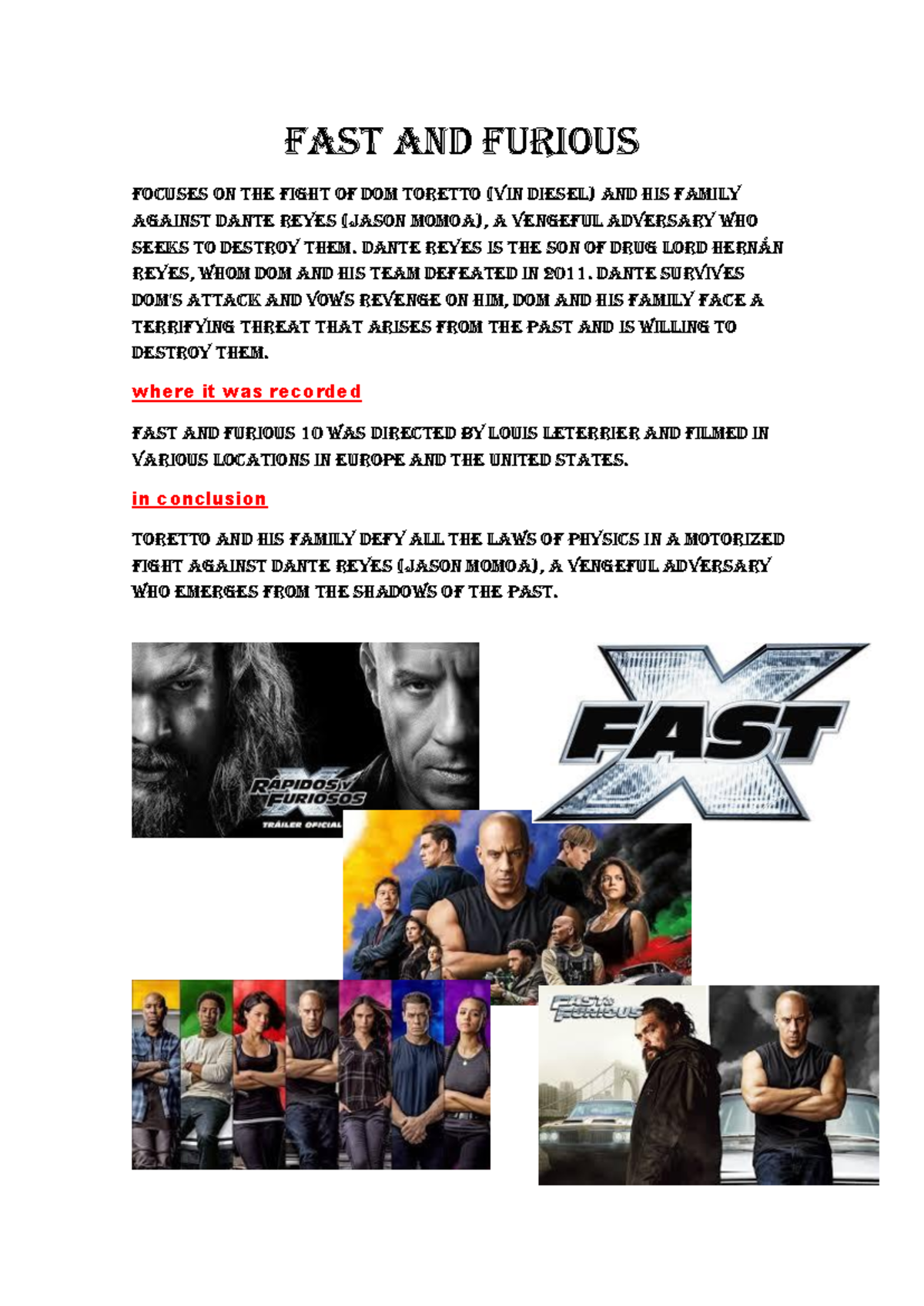 Fast and furious 3 - necesito - Fast and Furious Focuses on the Fight ...