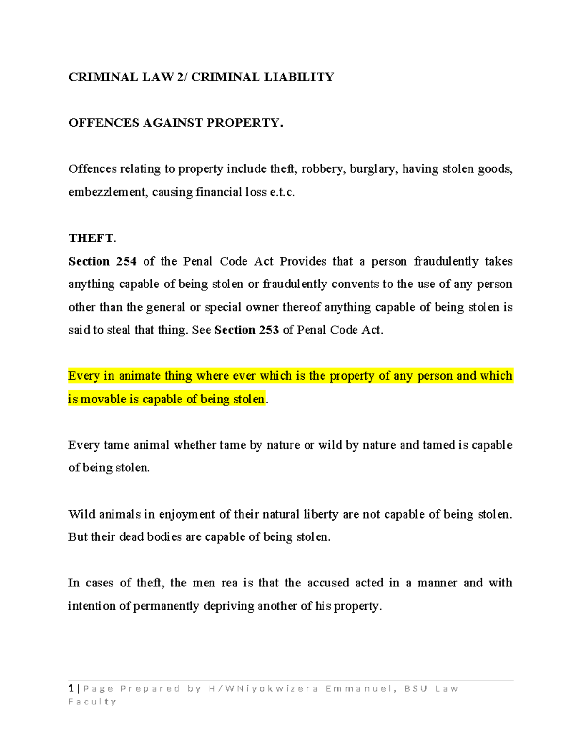 Criminal Liabilit 2nd semester - CRIMINAL LAW 2/ CRIMINAL LIABILITY ...