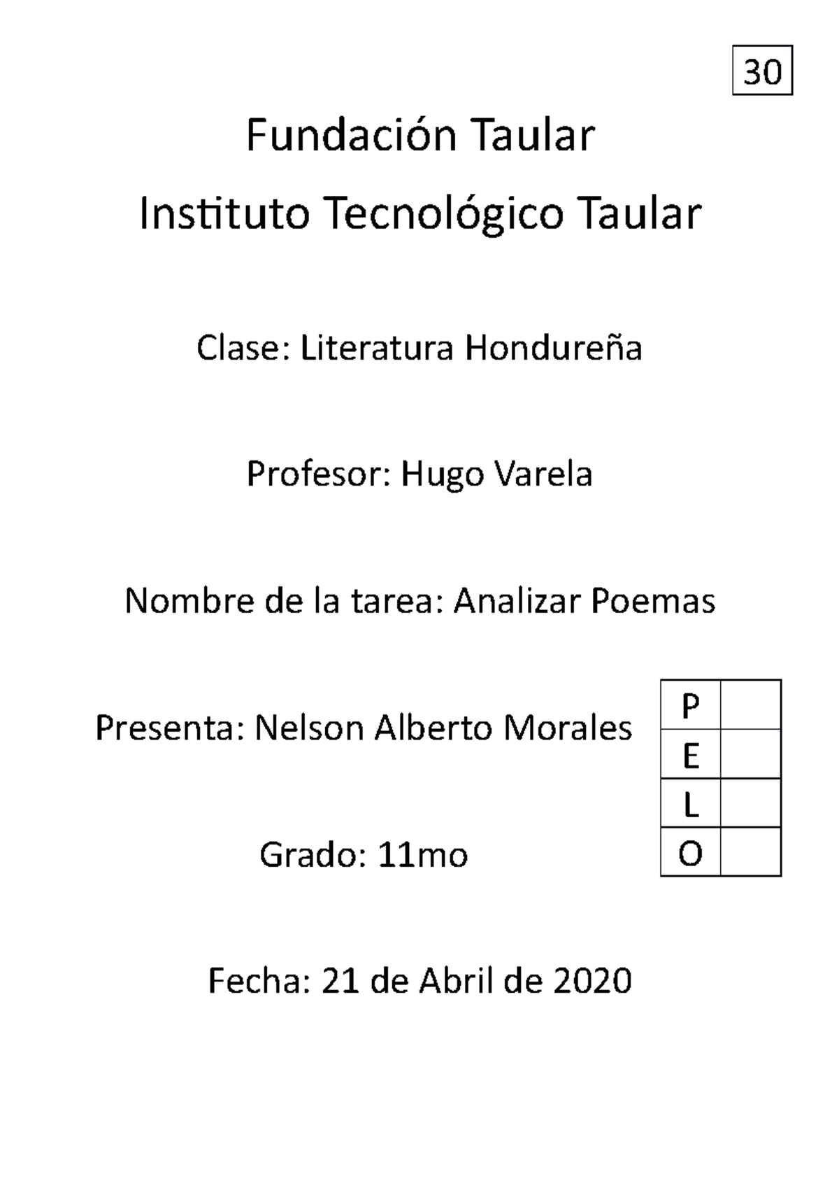 Analisis De Poemas Nelson Alberto Soto Morales - Fundación Taular ...