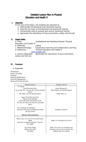 Music 8 Q1 DLP2 - lESSO PLAN - A Detailed Lesson Plan in MAPEH 8 DLP No ...