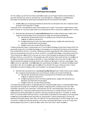 PSY 328 Activity 3-1 7-16-23 - PSY 328 Module Three Journal Template ...