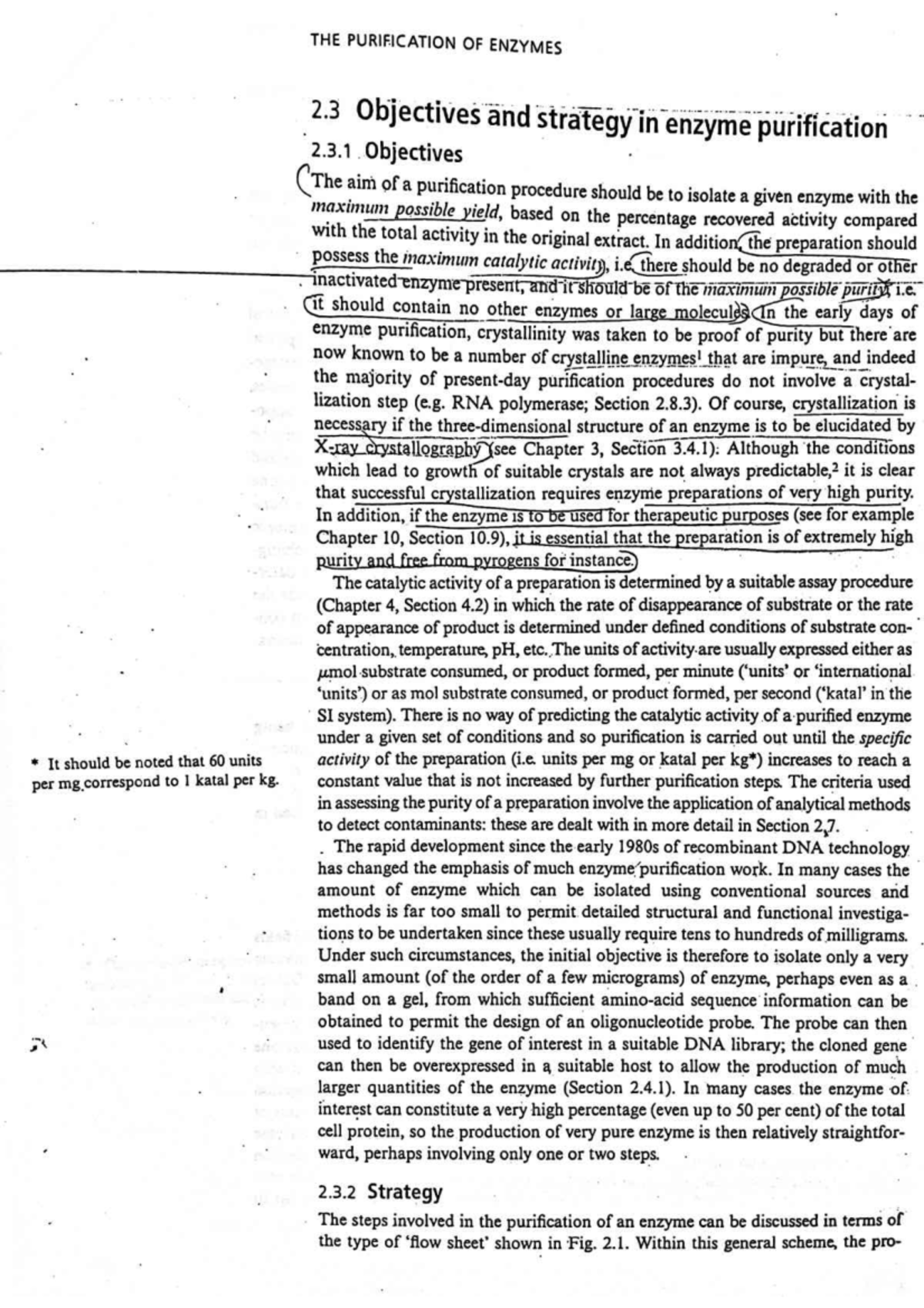 Purification of enzymes - Biochemistry - Studocu