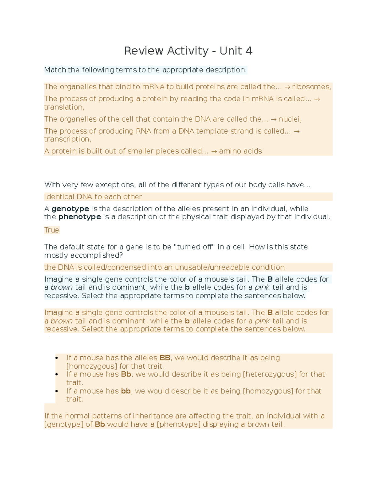 Review Activity 4 - dear student fellow this assignment is to help you ...