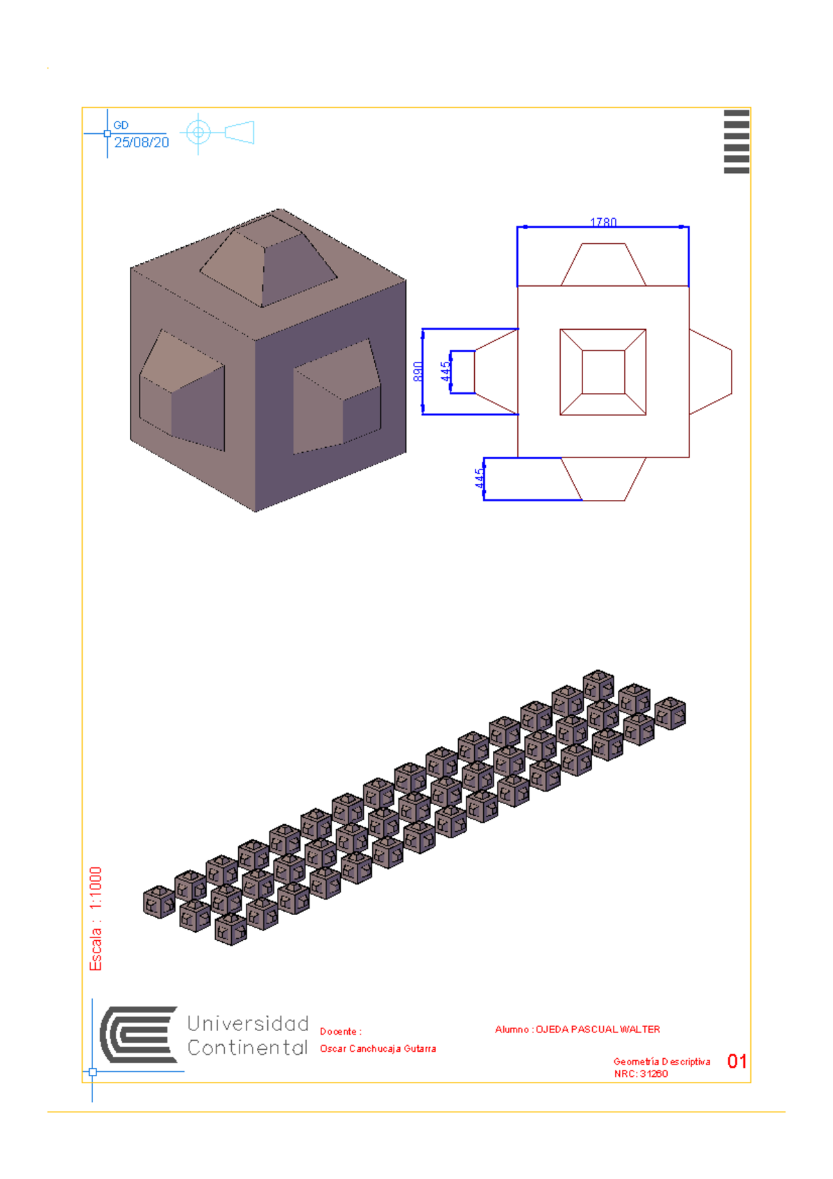 Cubipod Terminado - Geometria - 1780 890445 445 Oscar Canchucaja ...