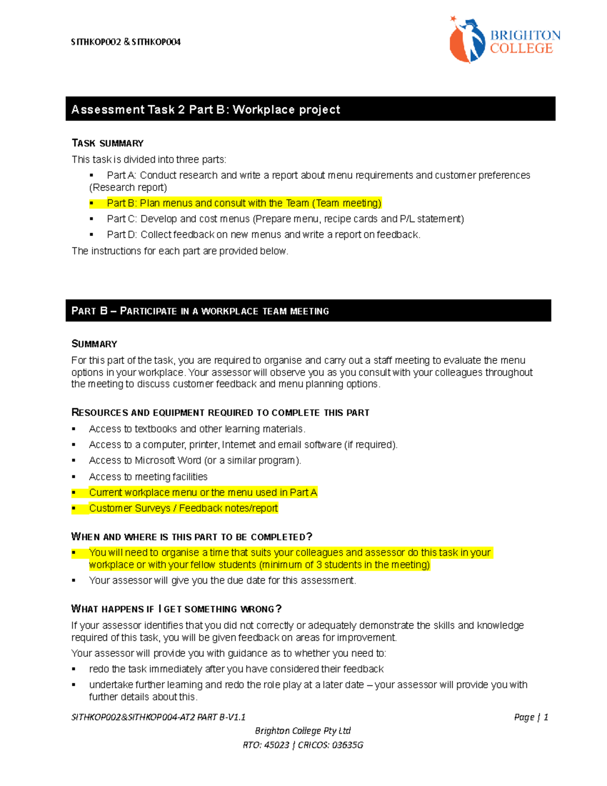 Sithkop 002-004 [Insert name] AT2 Part B - Assessment Task 2 Part B ...