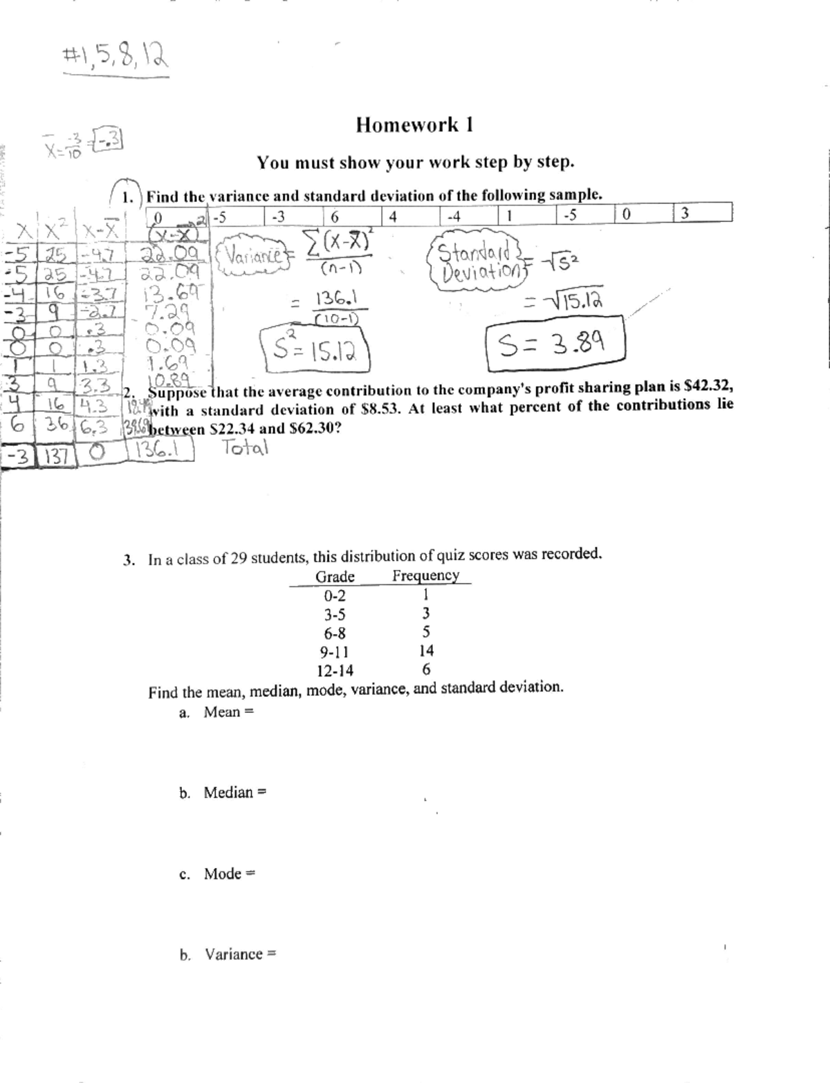 Stats Homework one-4 pages - STAT 303 - Studocu
