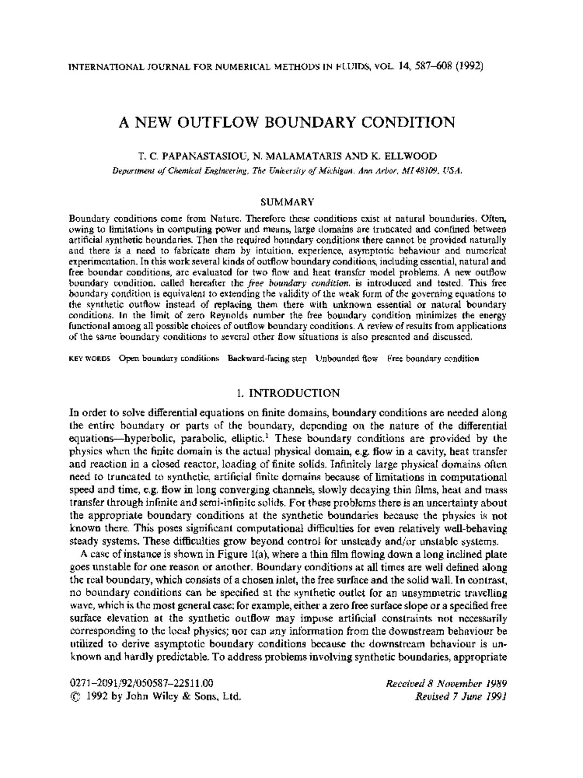 Free - The free boundary condition is a successful concept to be used ...