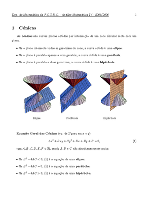 Lista 1 21 - UNIVERSIDADE DA BEIRA INTERIOR Departamento de Matem ...