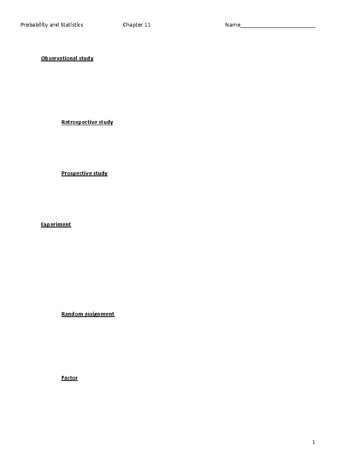 C11 notes and practice - Statistics - Probability and Statistics ...