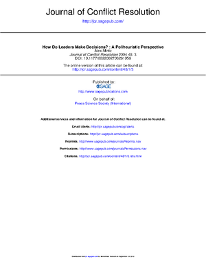 Complex Interdependence Theory - Complex Interdependence Complex ...