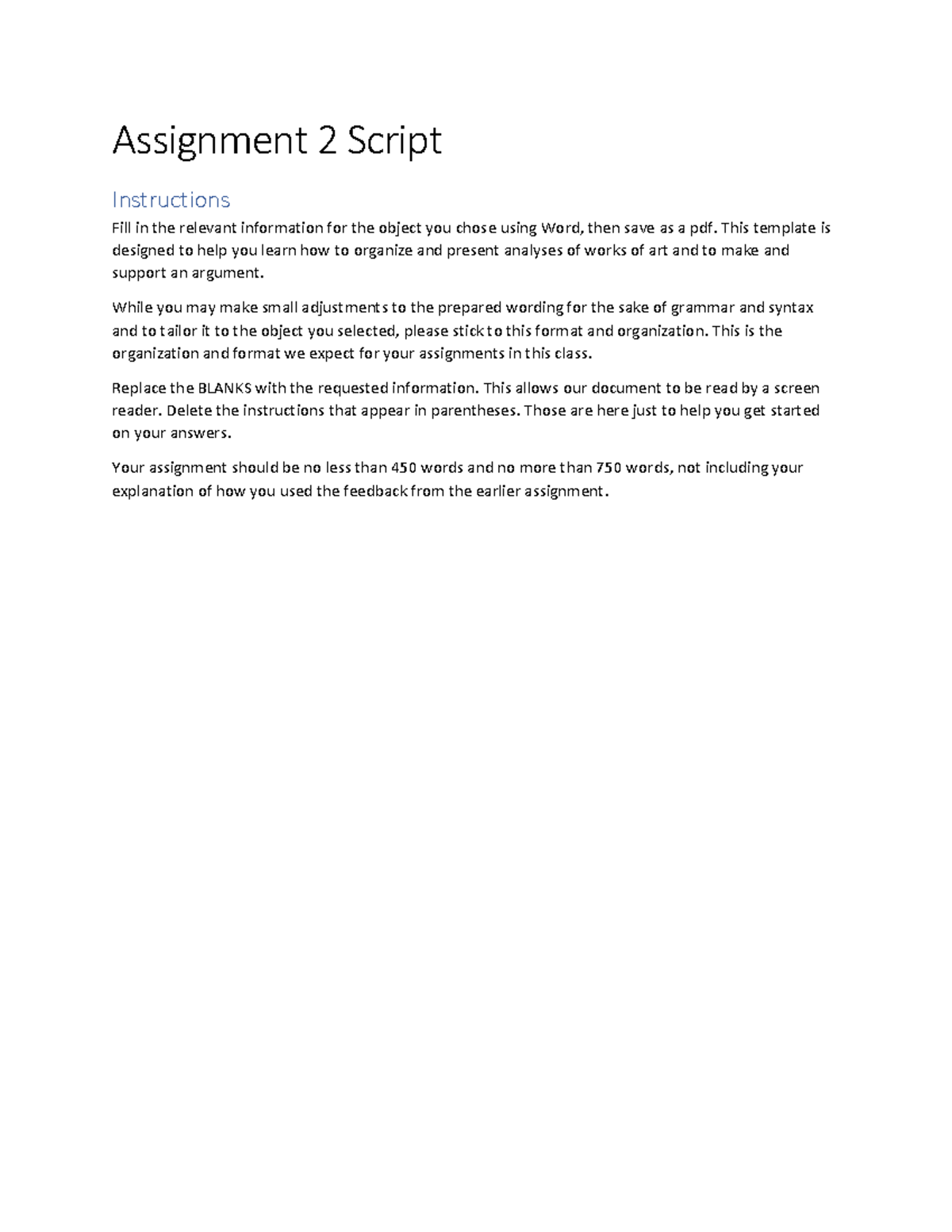 Assignment 2 Script (8) (Recovered) - Assignment 2 Script Instructions ...