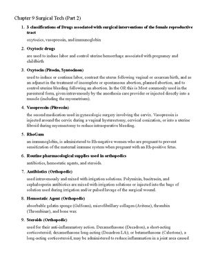 Print Chapter 9 Surgical Tech (Part one) flashcards - Easy Notecards ...