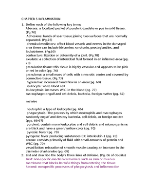 Module 1 SG HSC - Study guide - Zoe Winstead Chapter 1 Define each of ...