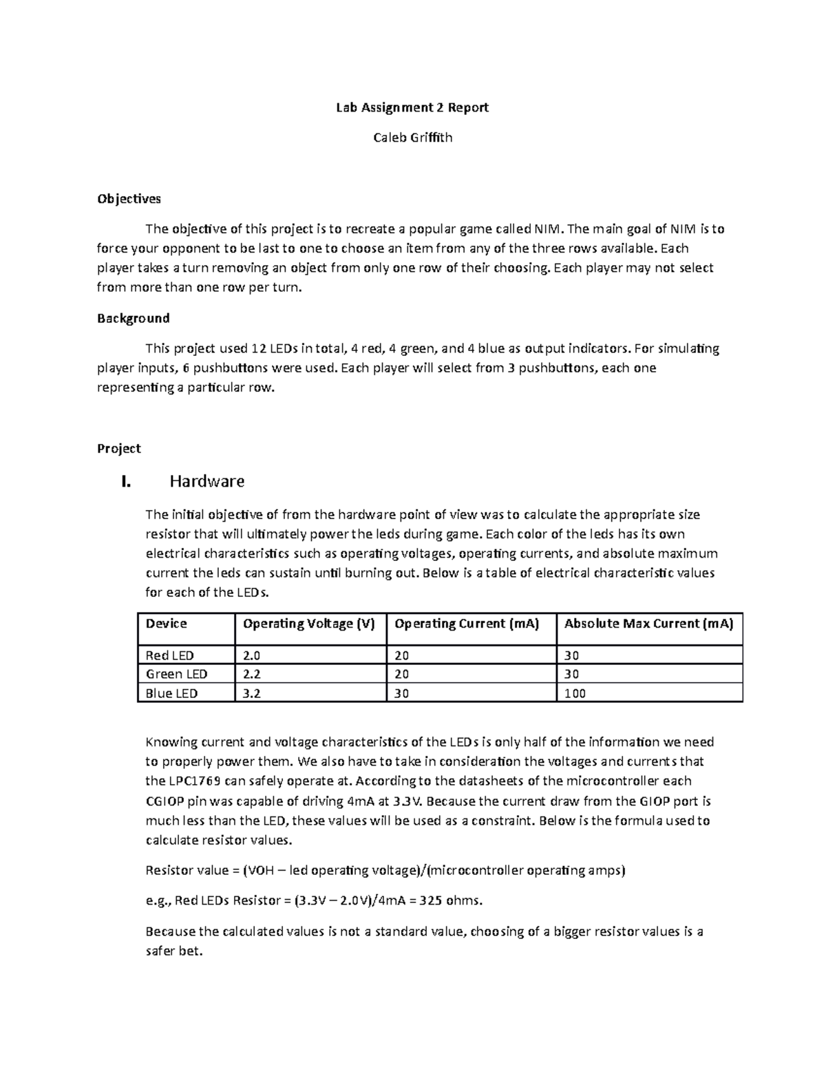 DDL Assignment 2 - notes - Lab Assignment 2 Report Caleb Griffith ...
