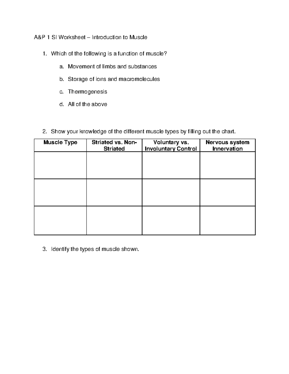 Muscle Introduction- Covering skeletal muscle (in-depth) - A&P 1 SI ...