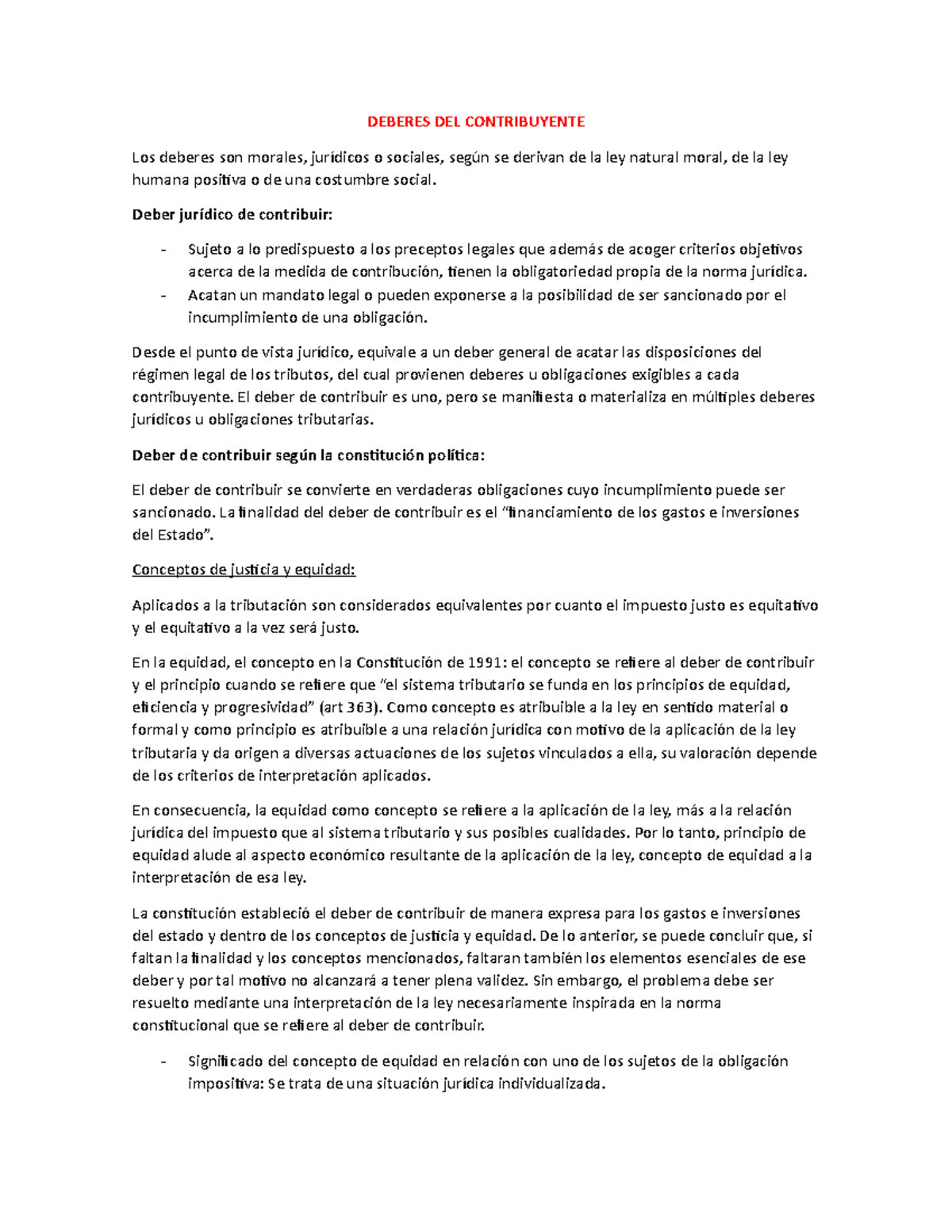 Deberes Del Contribuyente DEBERES DEL CONTRIBUYENTE Los Deberes Son deberes-del-contribuyente-deberes-del-contribuyente-los-deberes-son
