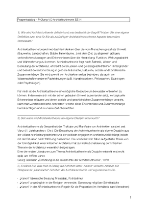 Architekturtheorie SS2020 - Warning: TT: undefined function: 32 ARCHITEKTURTHEORIE VO 1 I ...