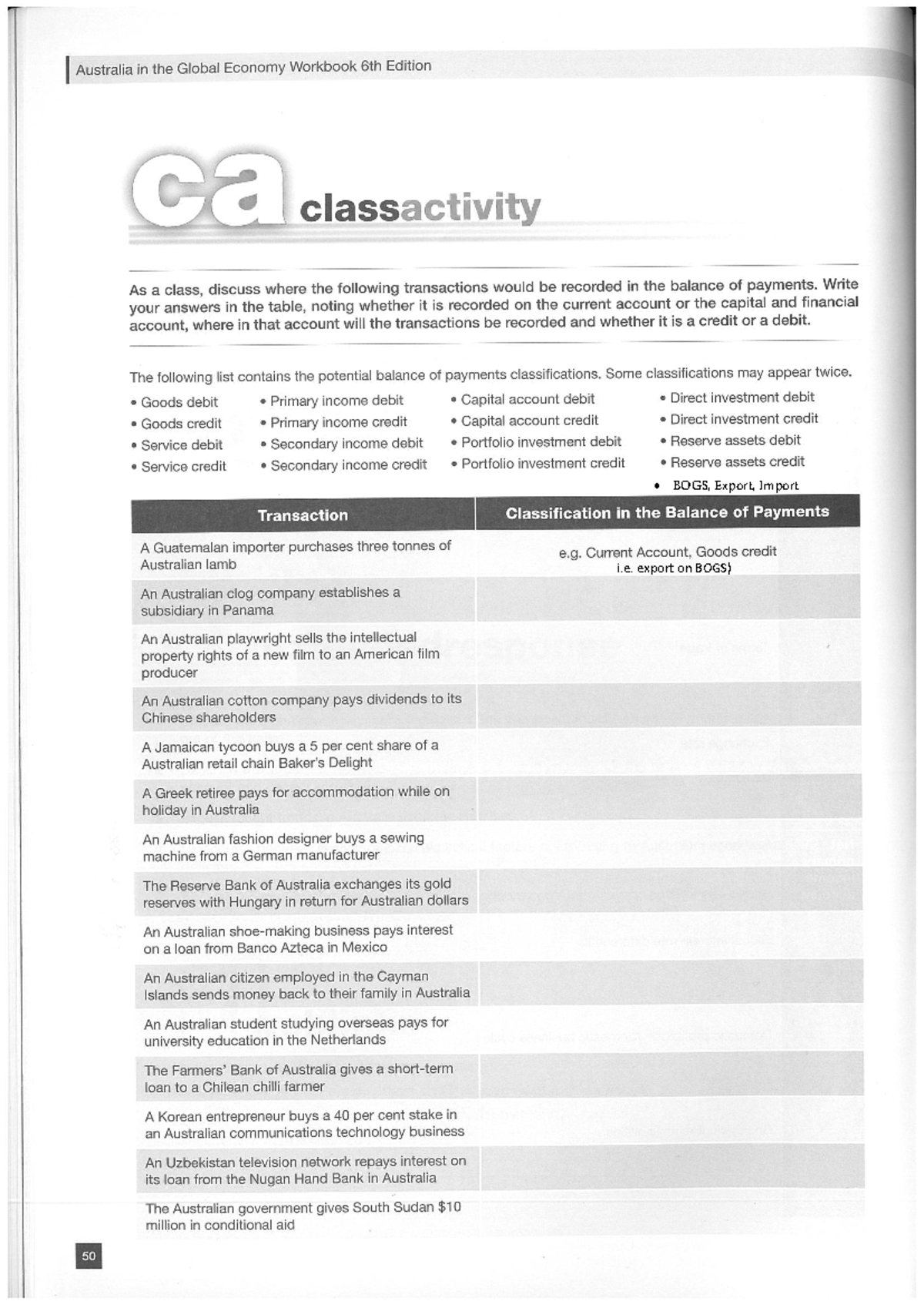 Lesson 32 - Part 5 - The Balance of Payments - Calculations [ Student ...