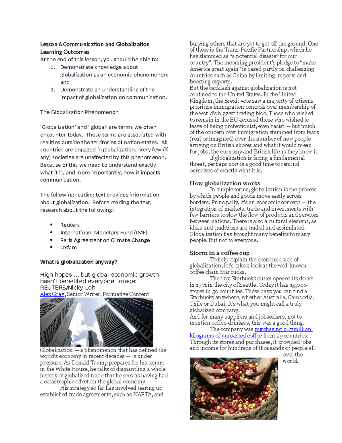 Lesson 7 intercultural Communication - Lesson 6 Communication and ...