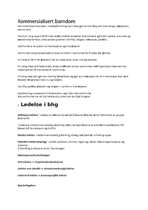 Ledelse i barnehagen - Kjerstin Mari Kallevik 01. Ledelse i barnehagen ...