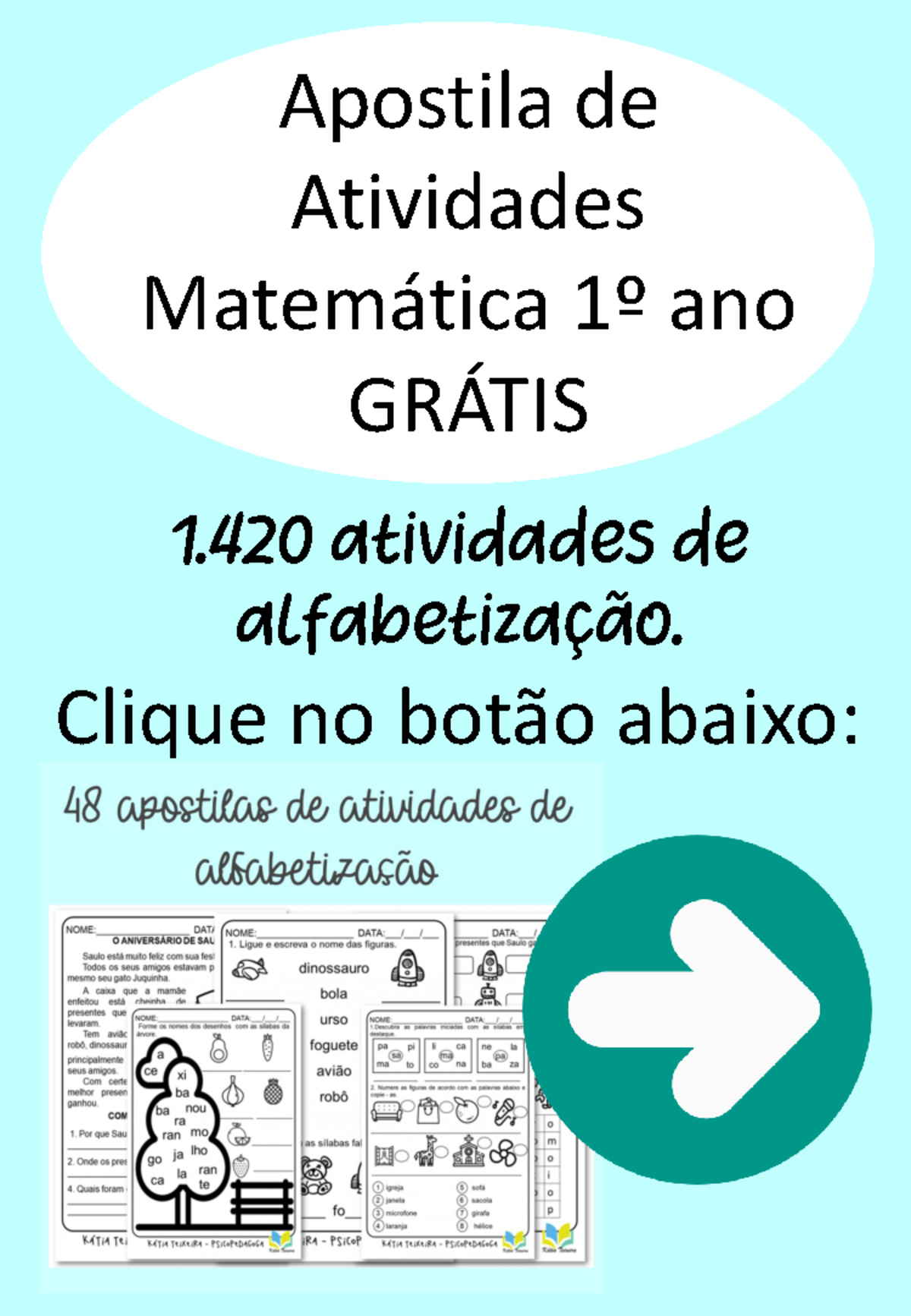 Apostila de matematica 1° ano - 1 atividades de alfabetização. Clique ...