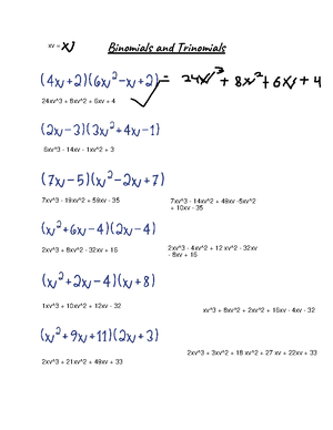 Grade 10 Math Review - Solve each of the following: a. b. 4( x 5) 2( x 1) 3(1 x) c. 1 4 5 n n ...