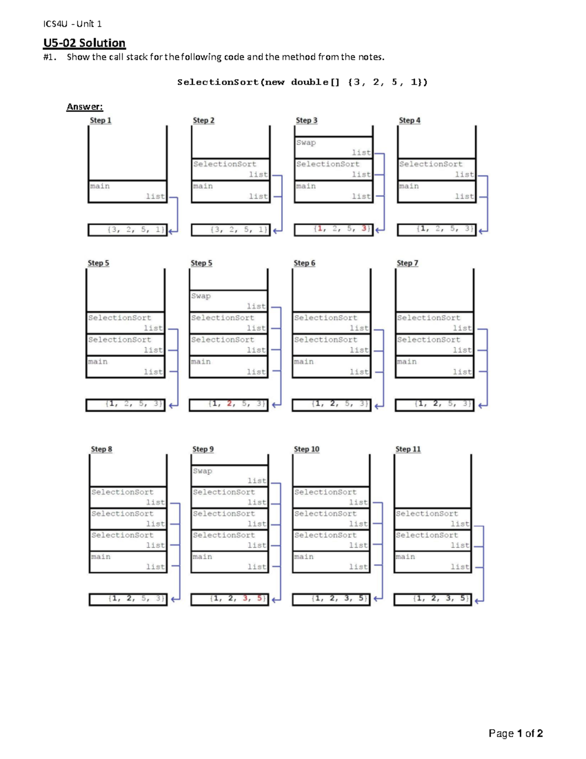U5-02 Solution - ———— - English skill - ICS4U - Unit 1 Page 1 of 2 U5 ...