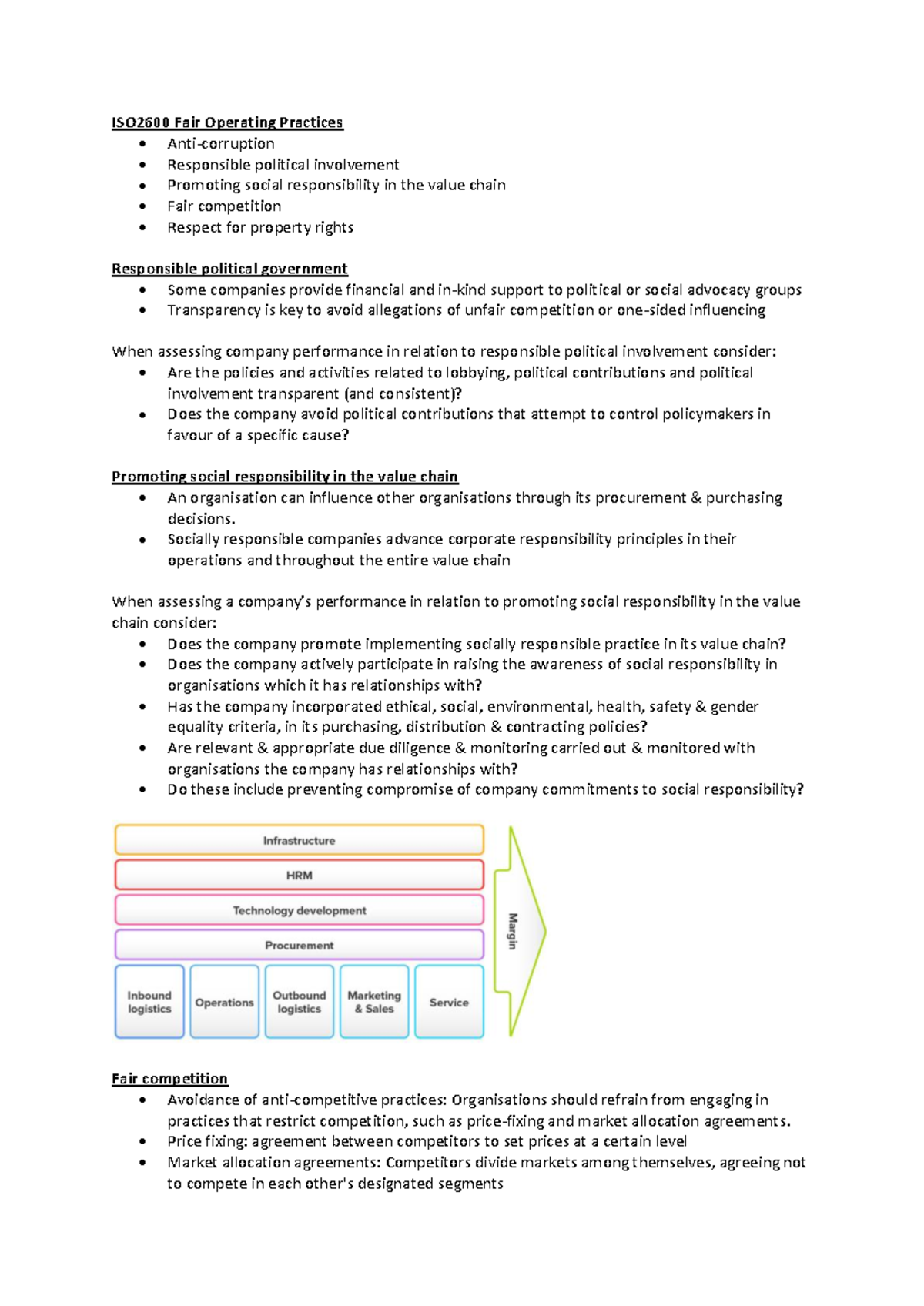 ISO2600 Fair Operating Practices Lecture Notes - ISO2600 Fair Operating ...