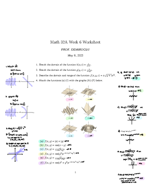 Math 32A: Multivariable Calculus - Professor Wong- Quiz 3 group - Math 32A - Scanned with ...