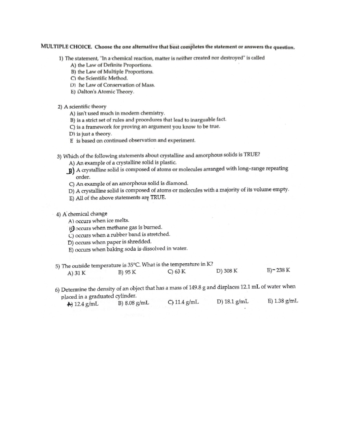 Chm111 Exam Chm 111 01 Studocu
