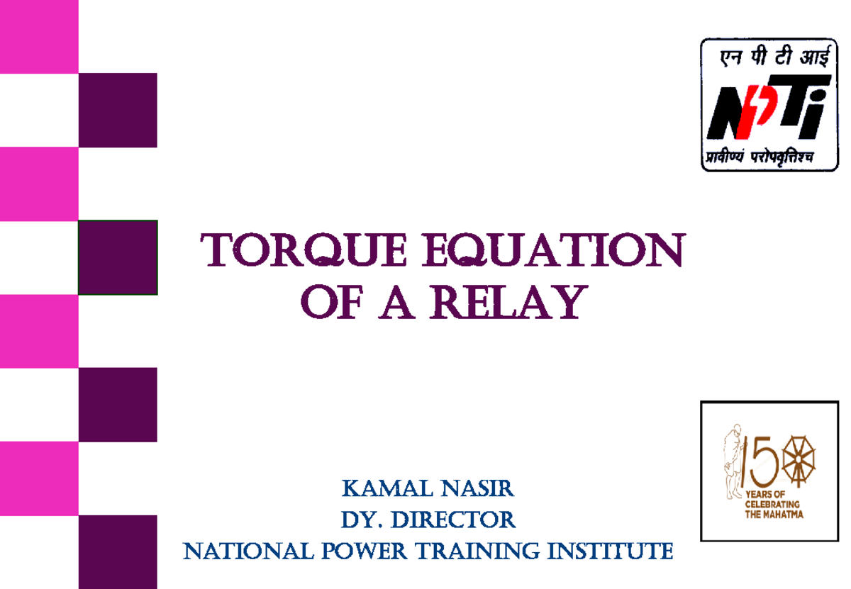 Torque Equation - useful for study and research - Torque equation of a ...